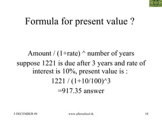 Compound interest and related problems in business mathematics | ODP