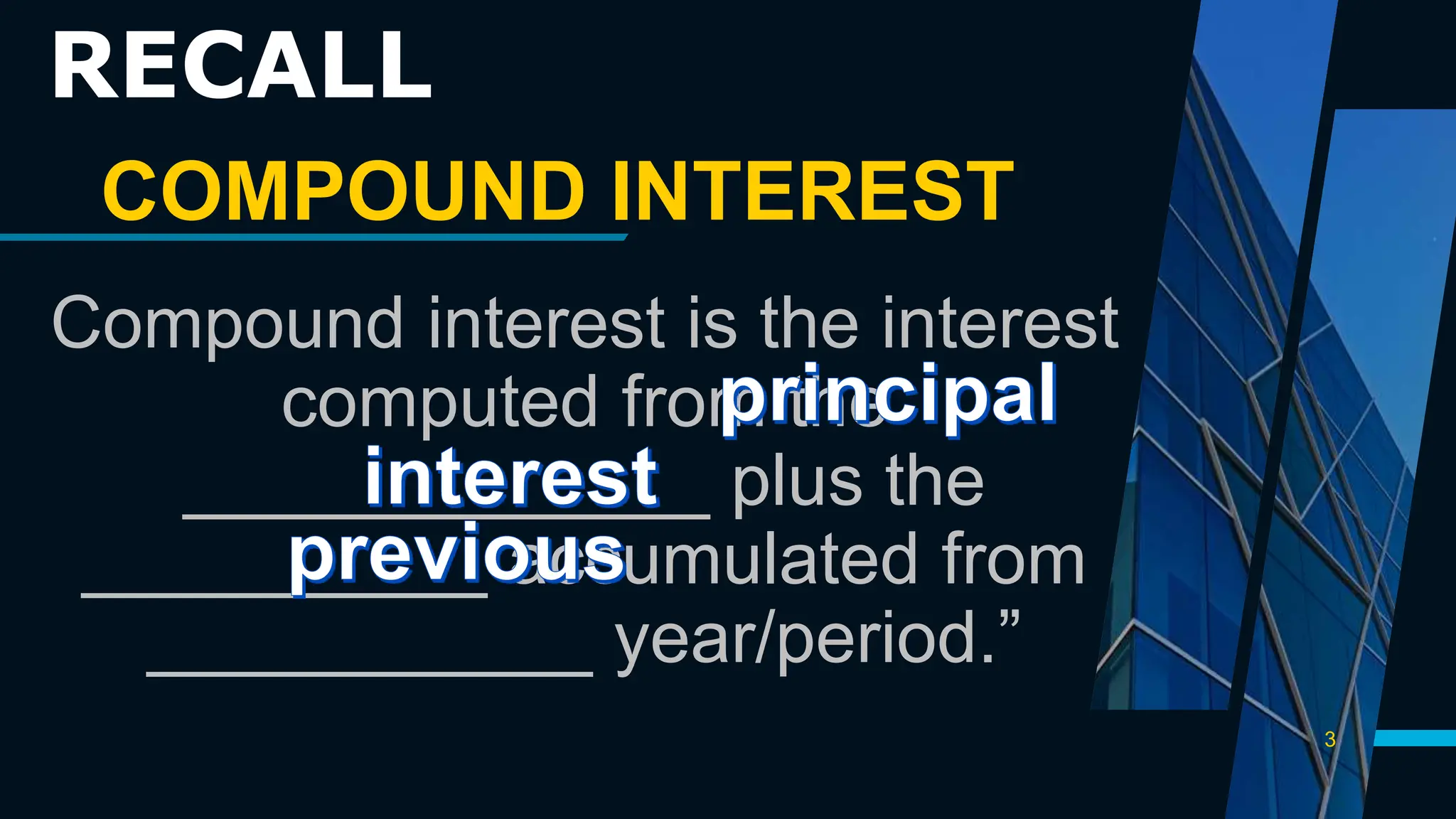 Compound Interest - More Than Once, Quarterly, Semi-Annually, Daily | PPTX