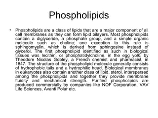 Compound lipids | PPT