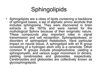 Compound lipids | PPT
