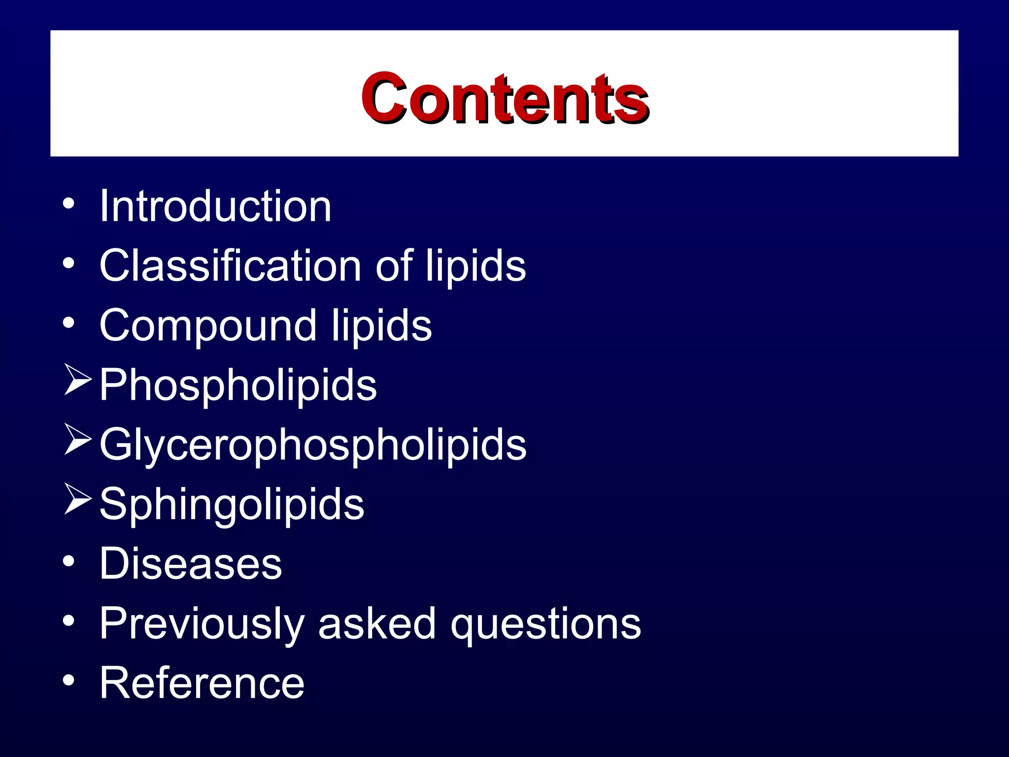 Compound lipids. | PPT