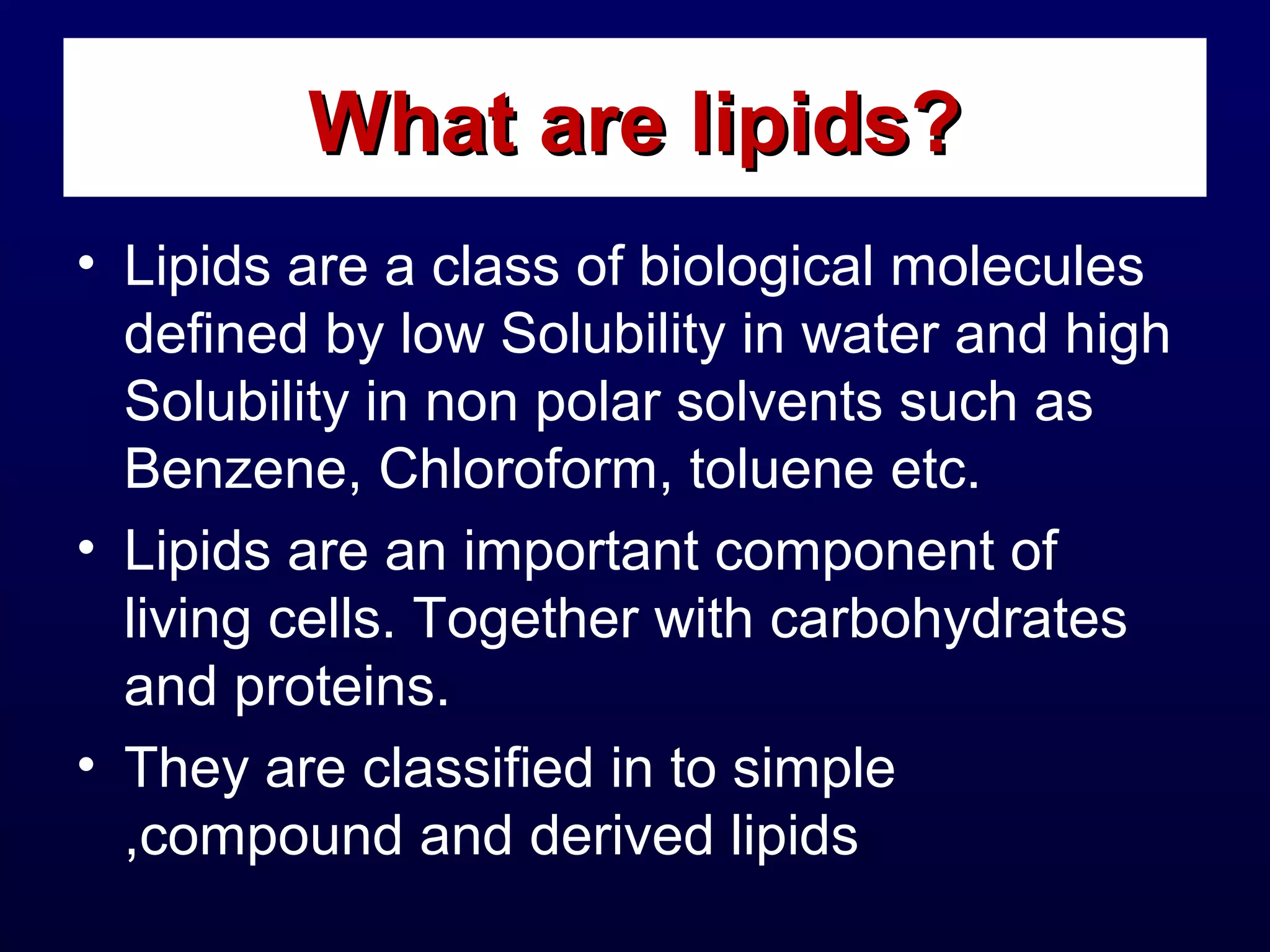 Compound lipids. | PPT