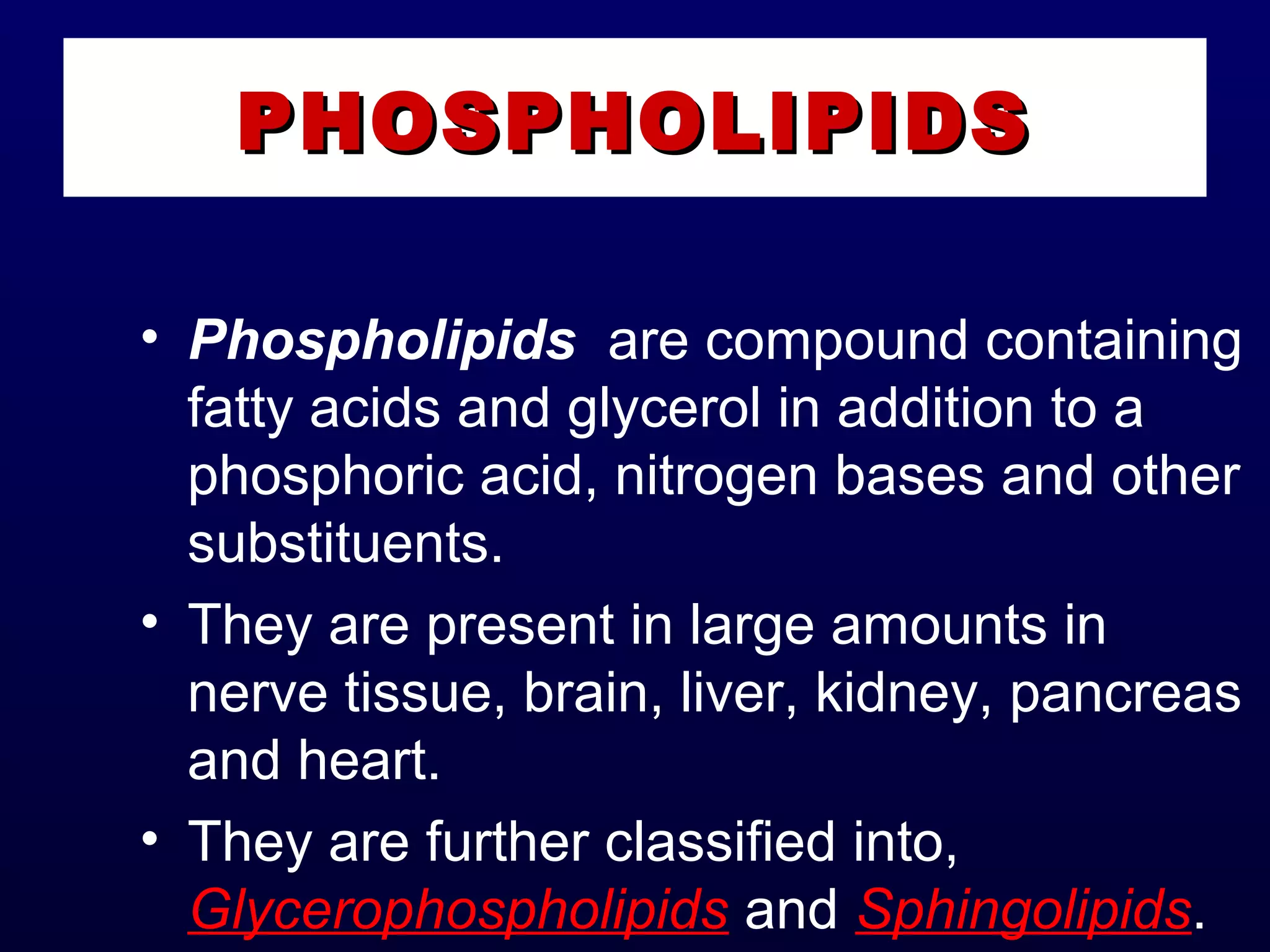 Compound lipids. | PPT