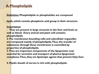 Lipids, types structure and uses of Compound Lipids.pptx