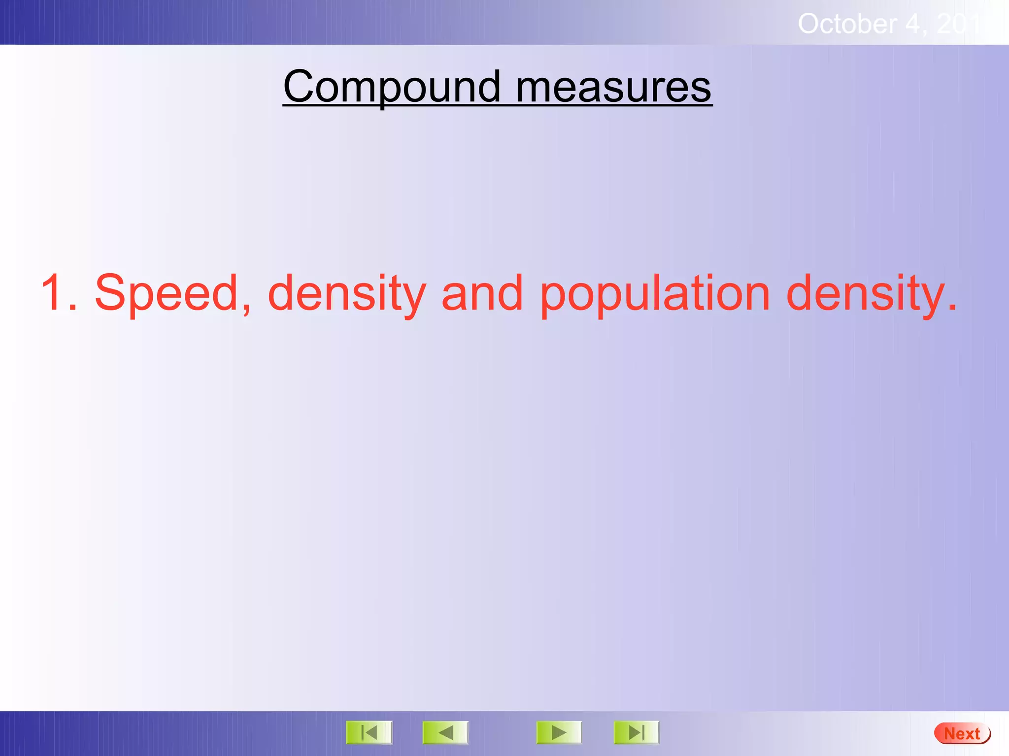 Compound measures | PPT