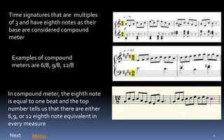 Compound meters | PPTX