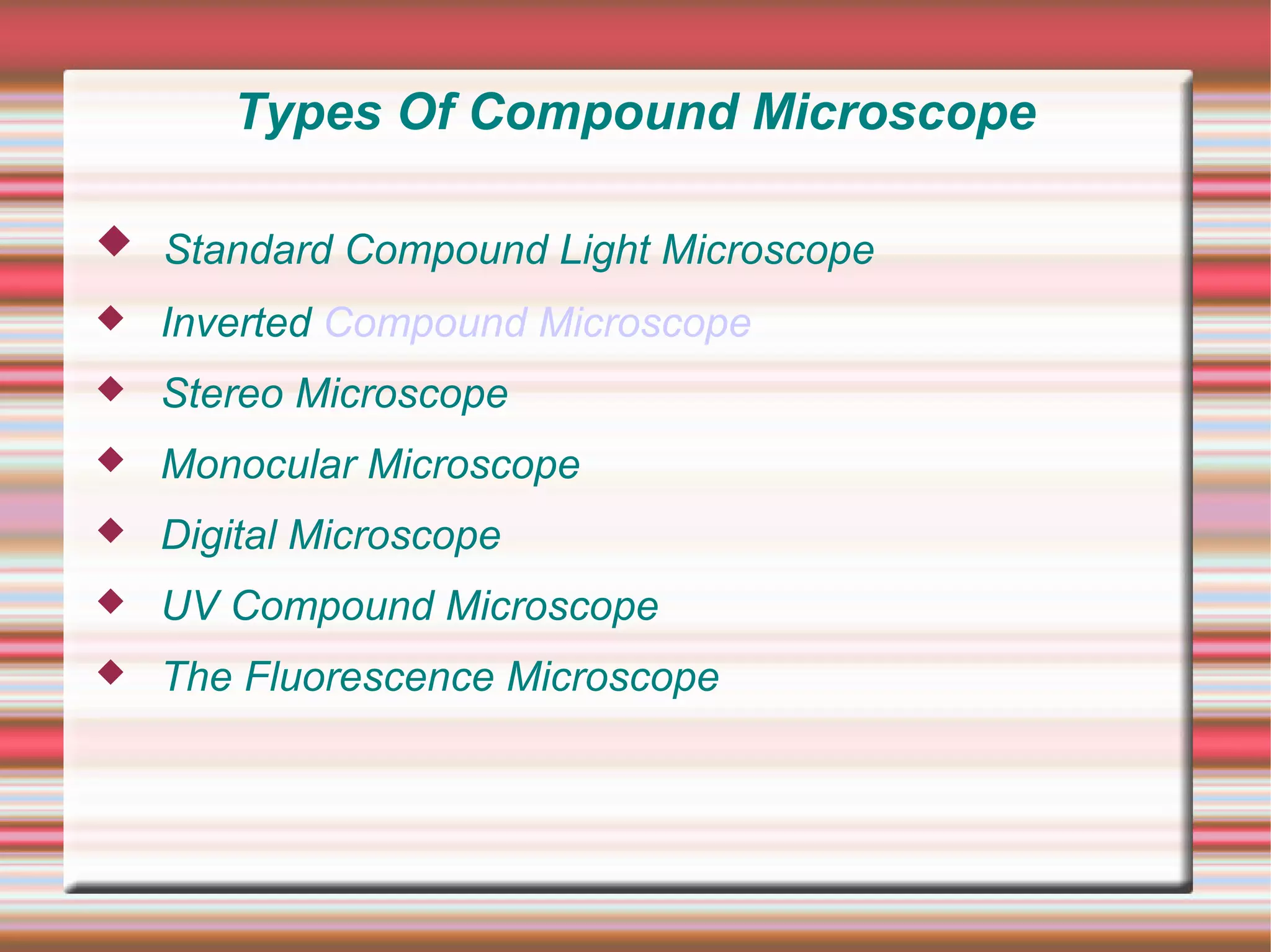 Compound Microscopes An Essential and Affordable Apparatus | PPT
