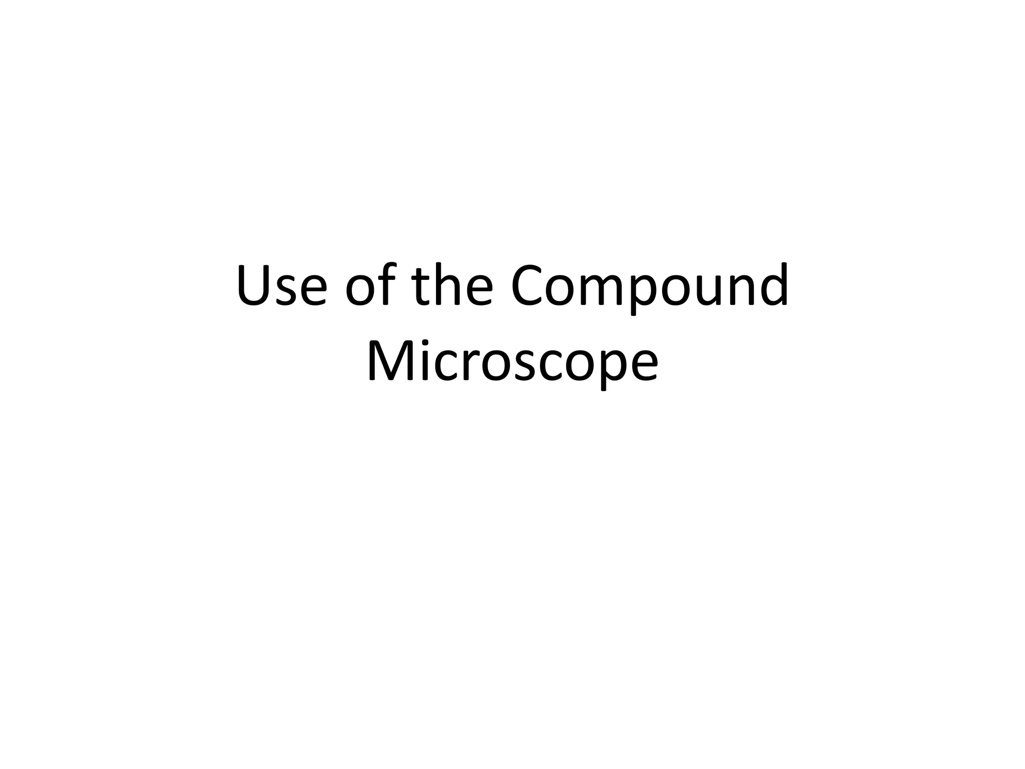 Compound microscope | PPTX