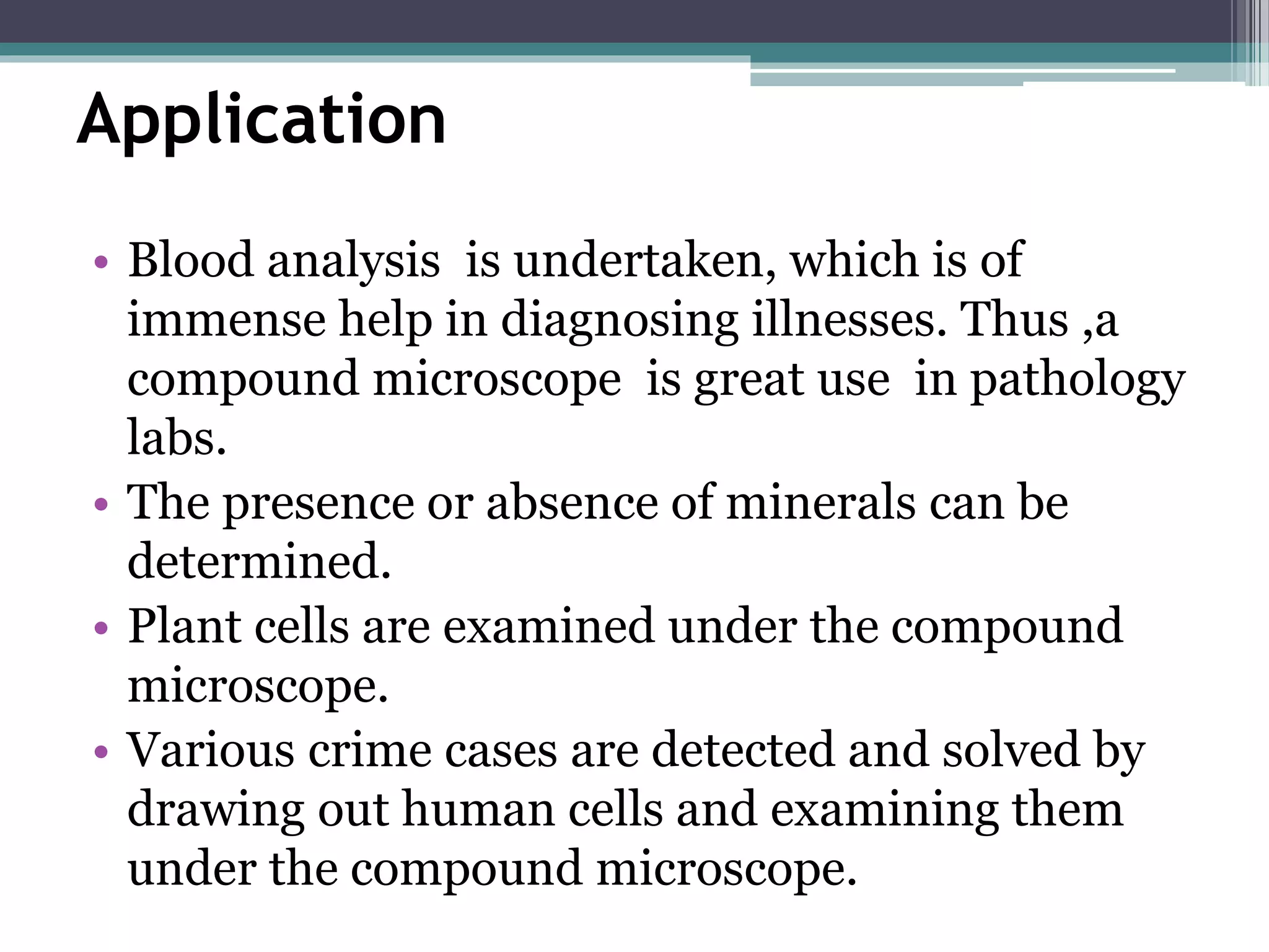 Compound microscope | PPTX | Chemistry | Science