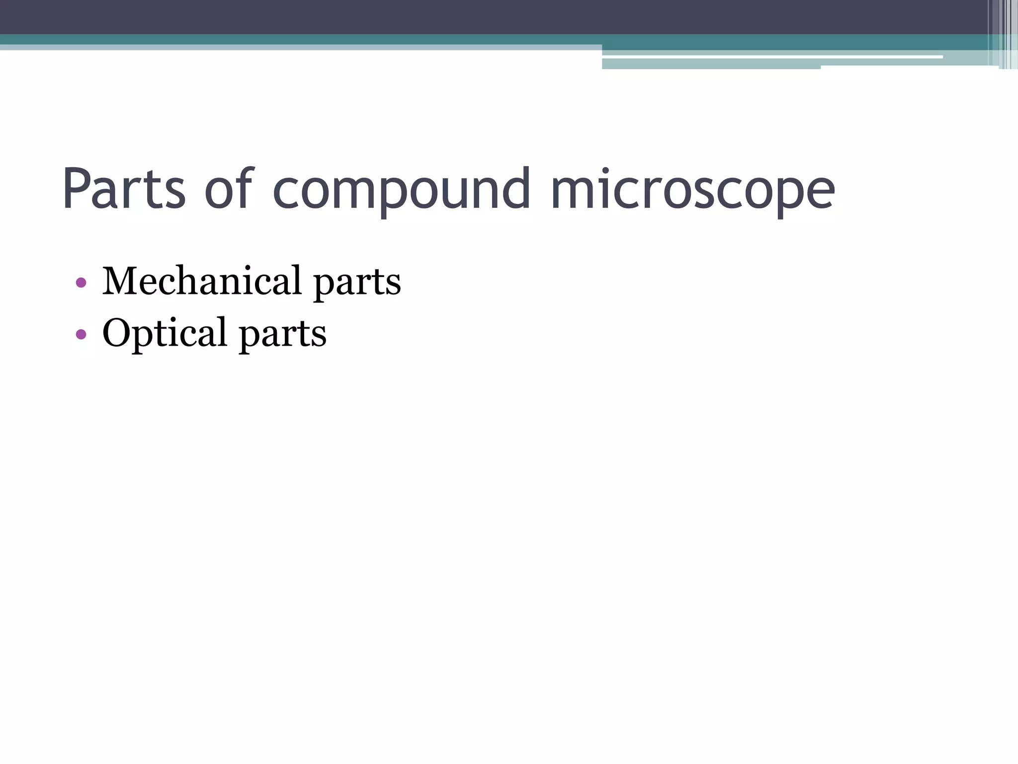 Compound microscope | PPTX | Chemistry | Science