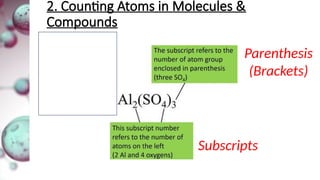Atoms, Elements, Compound, Molecule & mixtures | PPTX