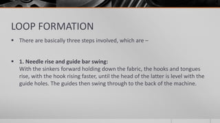 Compound needle warp knitted machine | PPTX