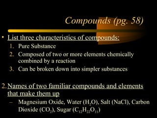 Compound Notes | PPT