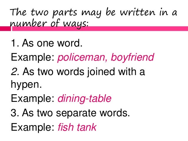 Compound Nouns compound-nouns