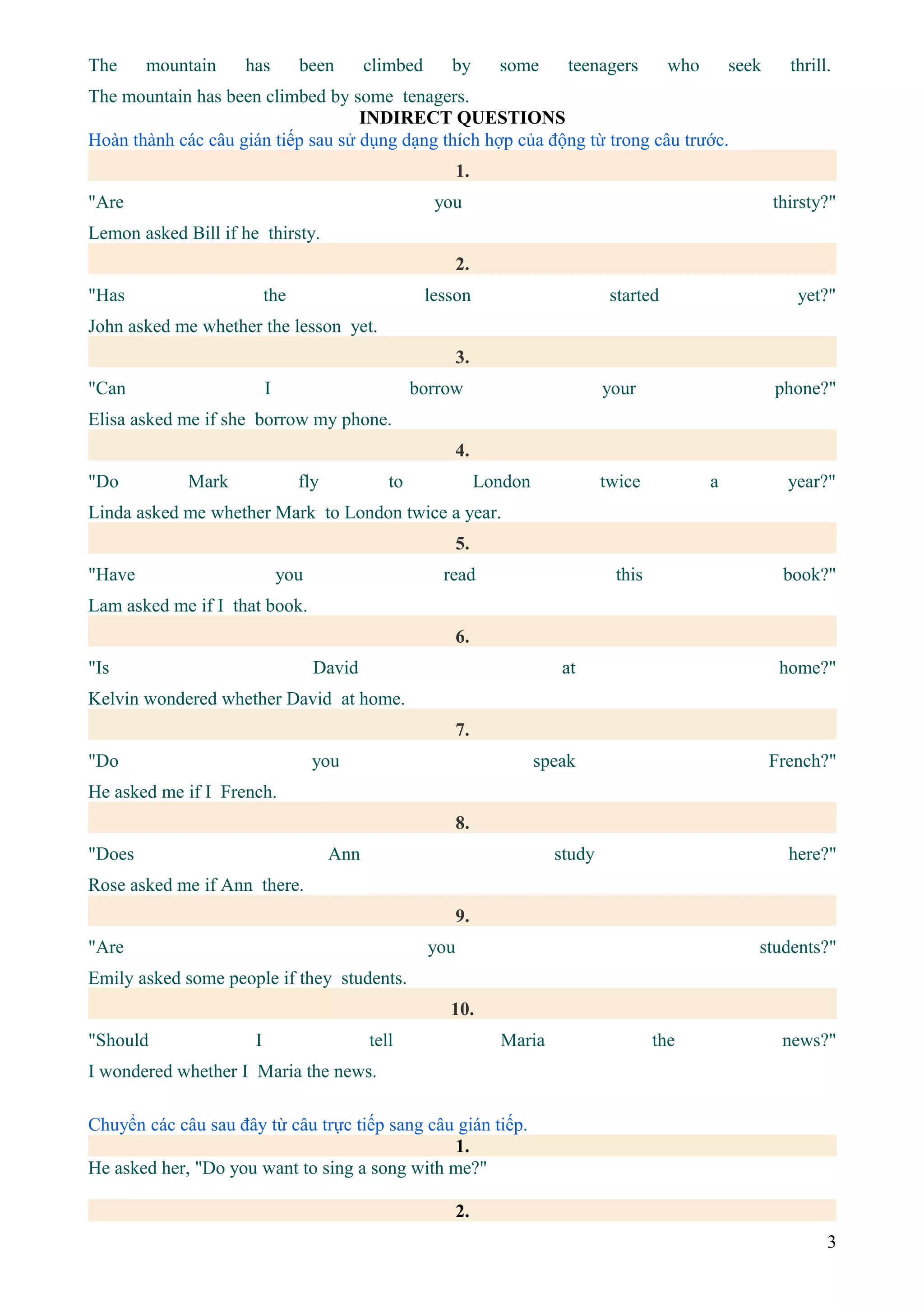 Compound noun exercise | PDF