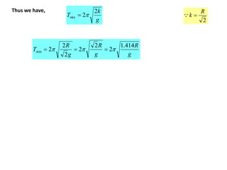 Mechanics:- Simple and Compound Pendulum | PPTX