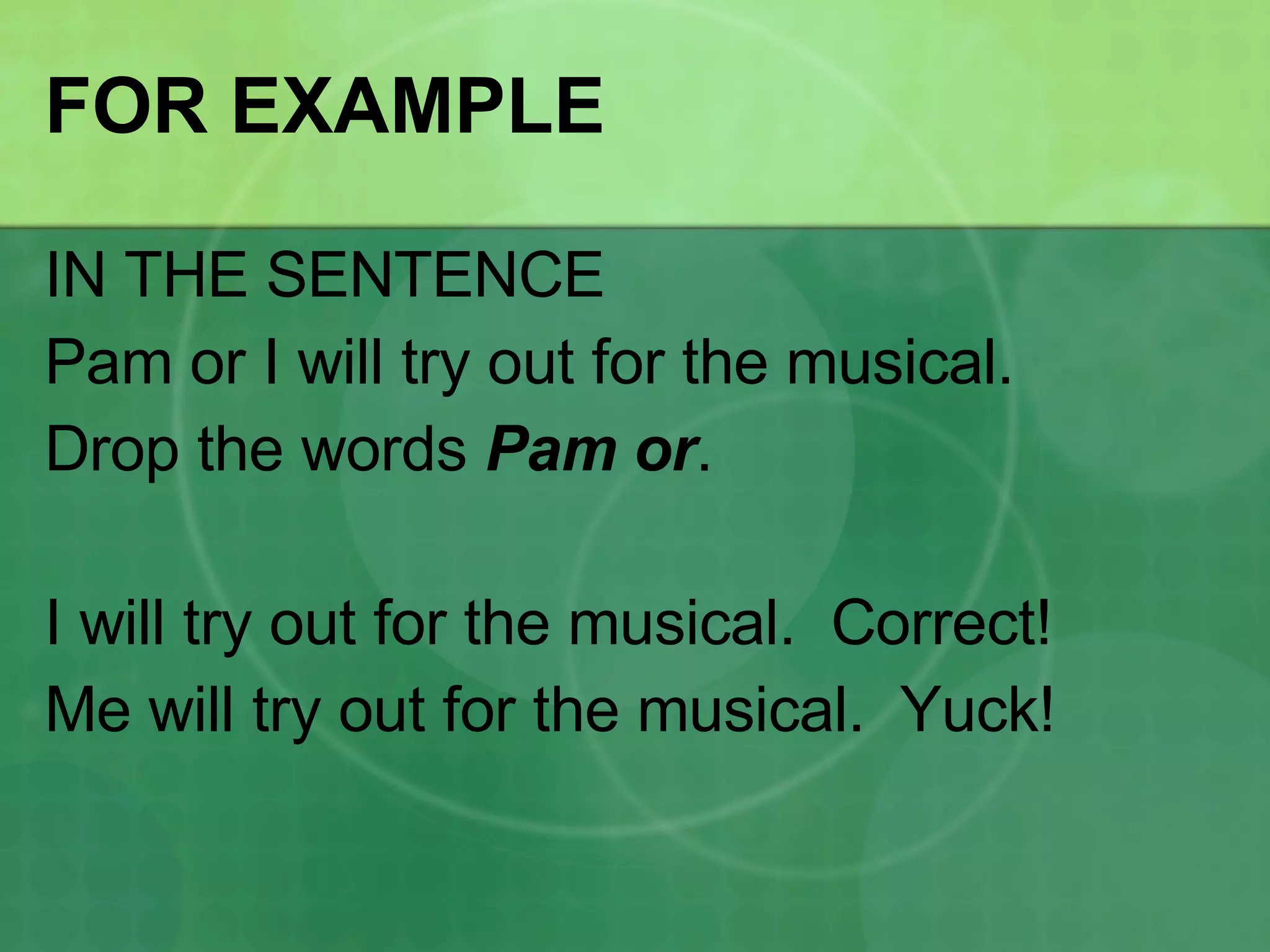 Compound Pronouns | PPT