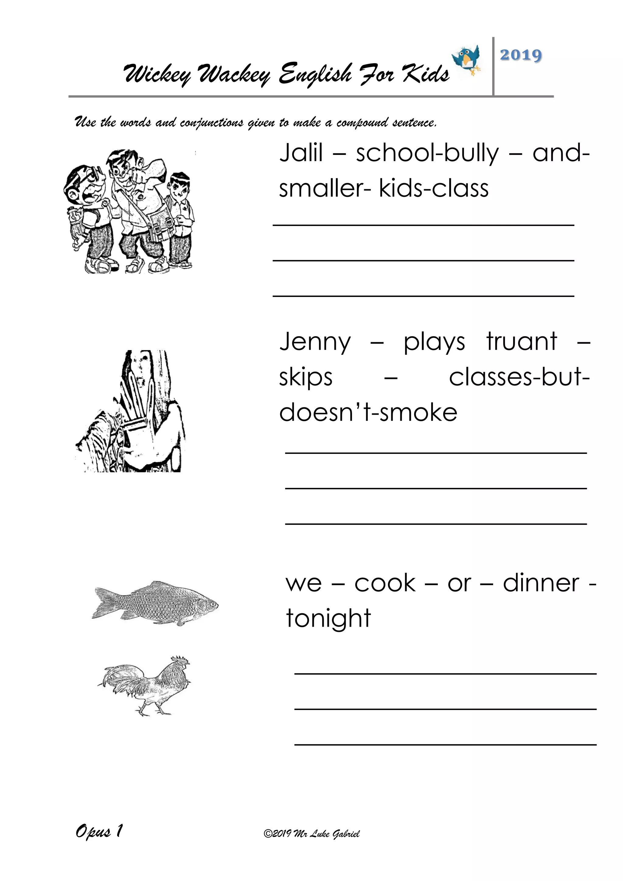 UPSR GRAMMAR WORKSHEET | PDF