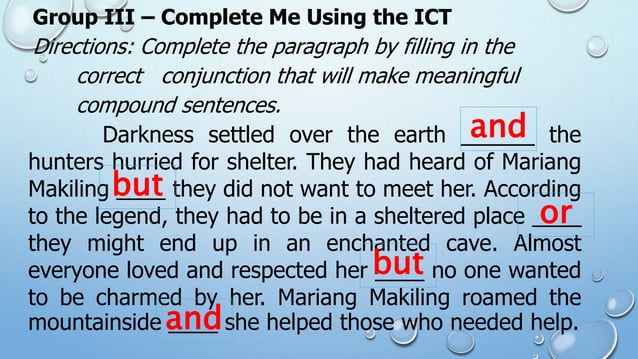 COMPOUND SENTENCE-sixth-grade English .pptx