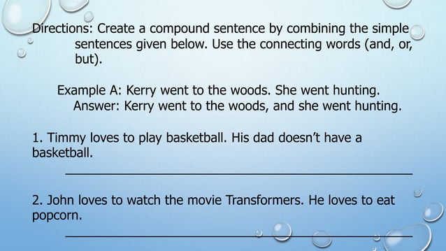 COMPOUND SENTENCE-sixth-grade English .pptx