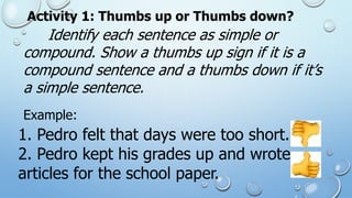 COMPOUND SENTENCE-sixth-grade English .pptx