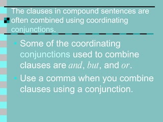 Compound sentences | PPS