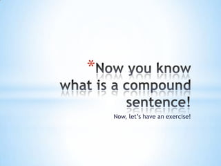 Compound Sentences | PPT