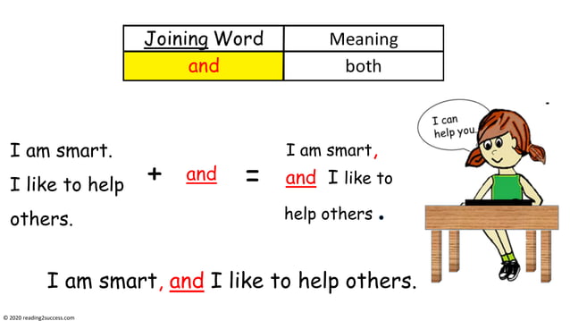 Teaching Kids to Make #Compound Sentences Using Joining Words (and, but ...