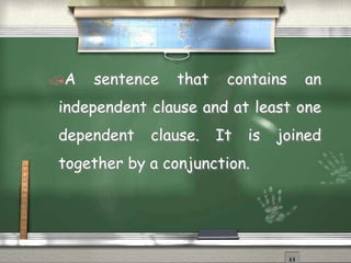 Compound sentences | PPT