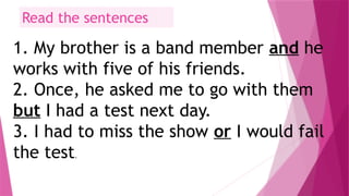 compound sentences powerpoint presentation | PPTX