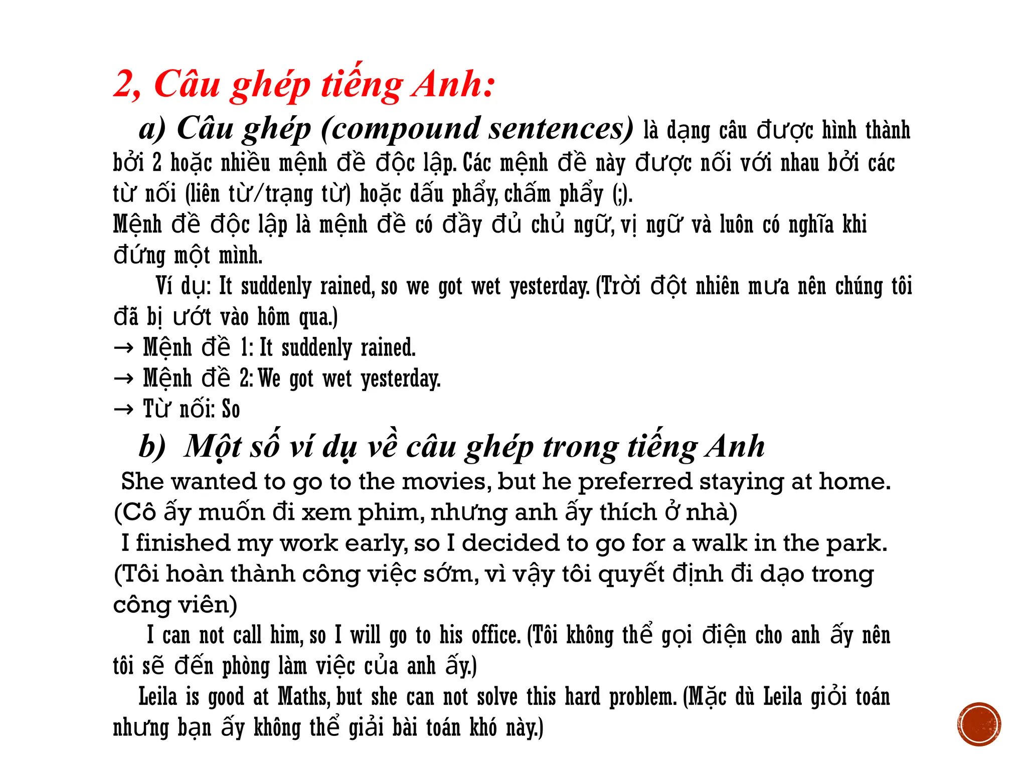 Compound sentences in English and Vietnamese.pptx