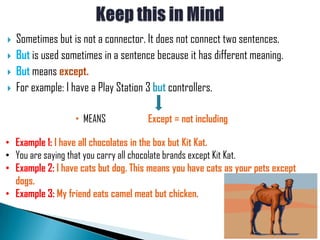 Compound sentences with but | PPTX