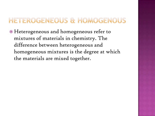 Compounds & Mixtures | PPT Compounds & Mixtures | PPT