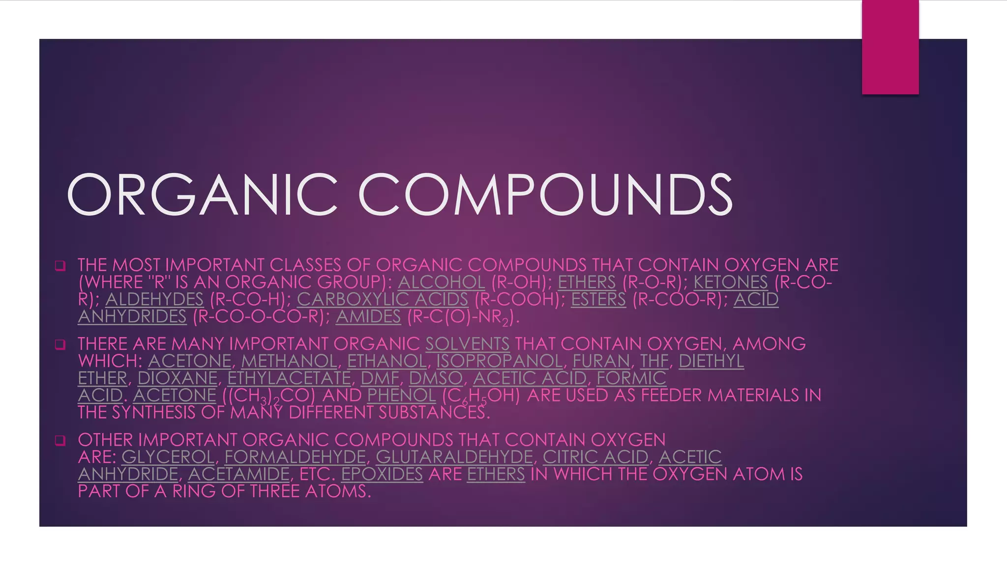 Compounds of oxygen | PDF