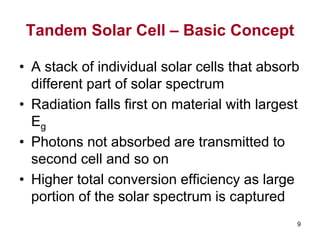 Compound Solar Cells.ppt | Chemistry | Science