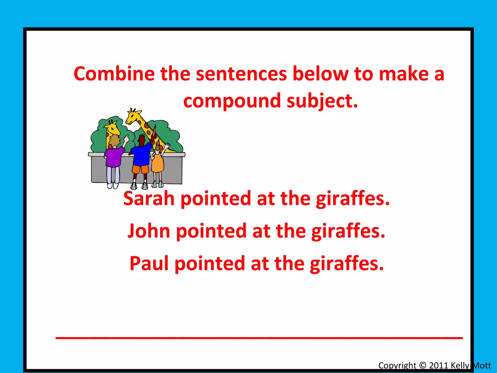 Compound subjects and compound predicates | PPT