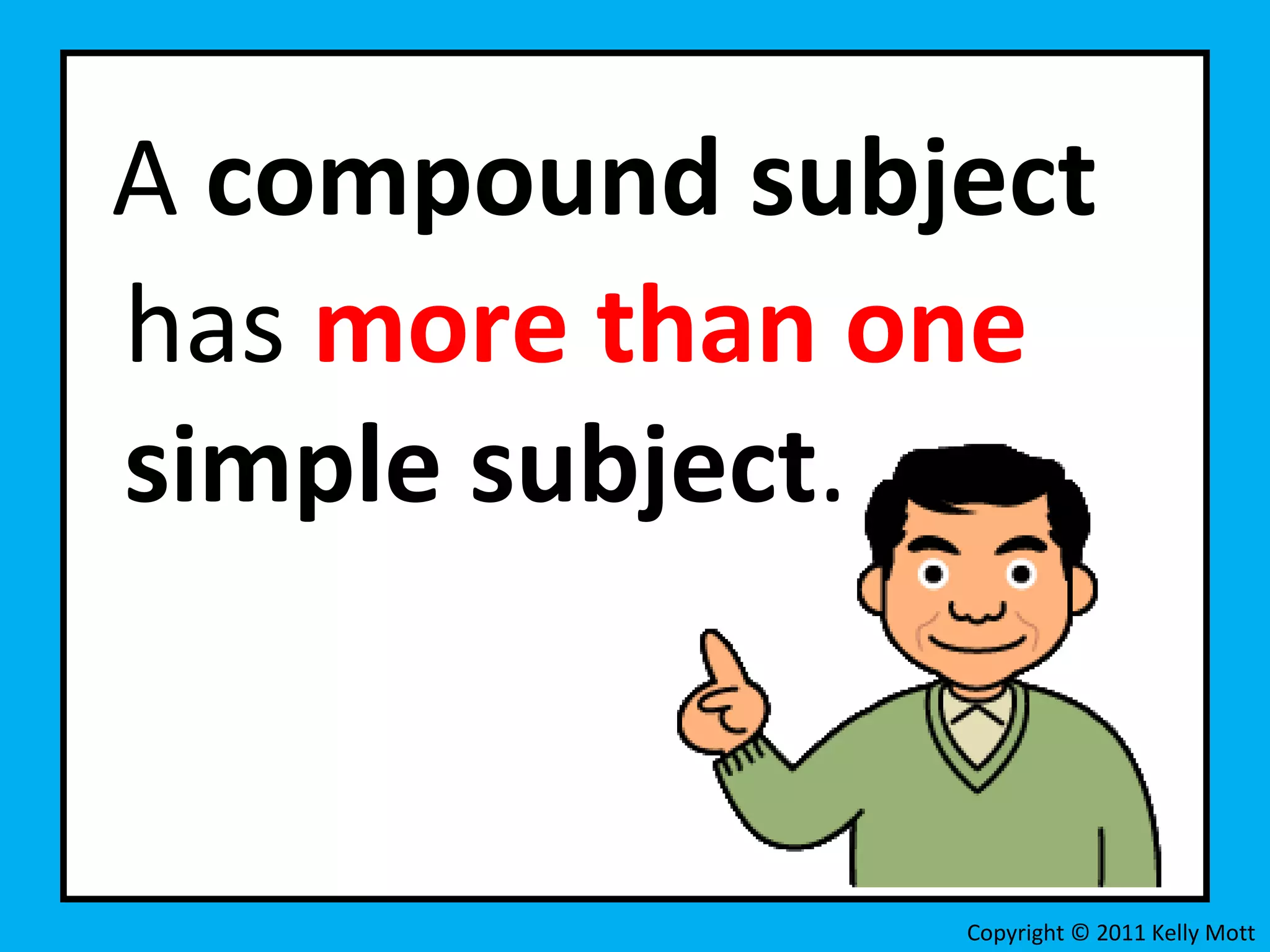Compound subjects and compound predicates | PPT
