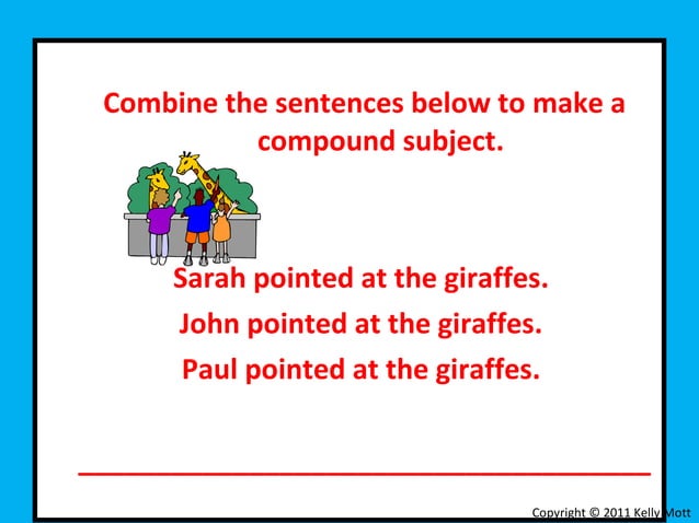 Compound subjects and compound predicates | PPT | Sports