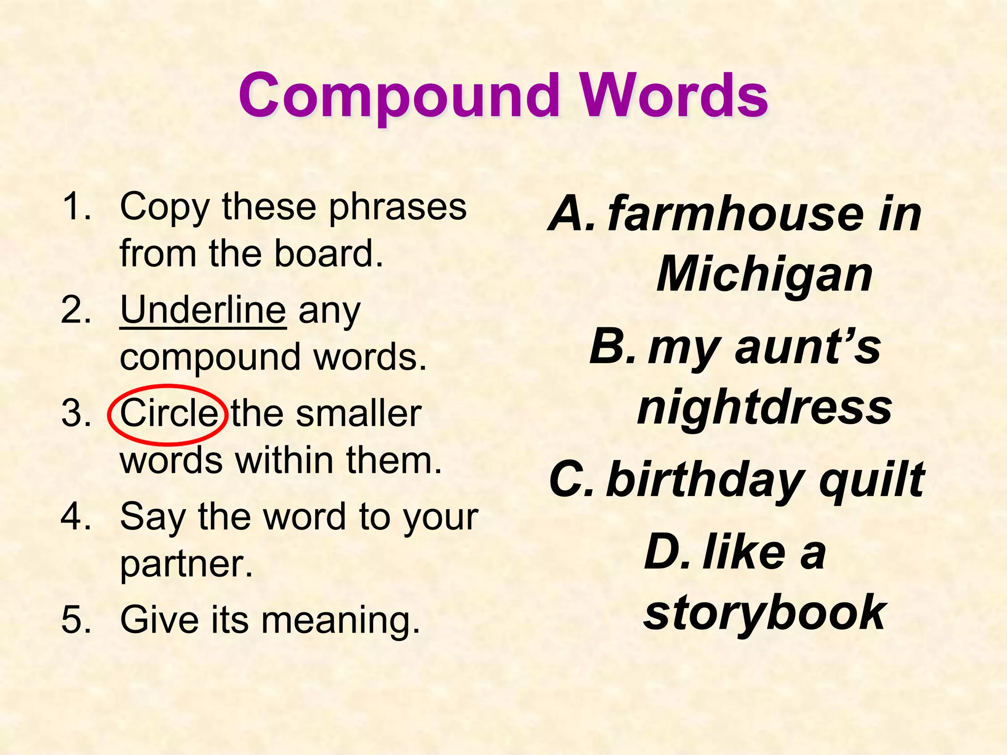 Compound Words | PPT
