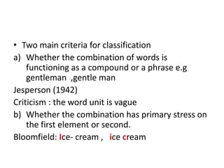 Compound words | PPTX