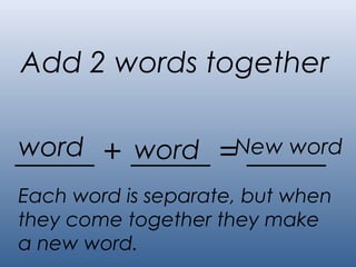 Compound words | PPT