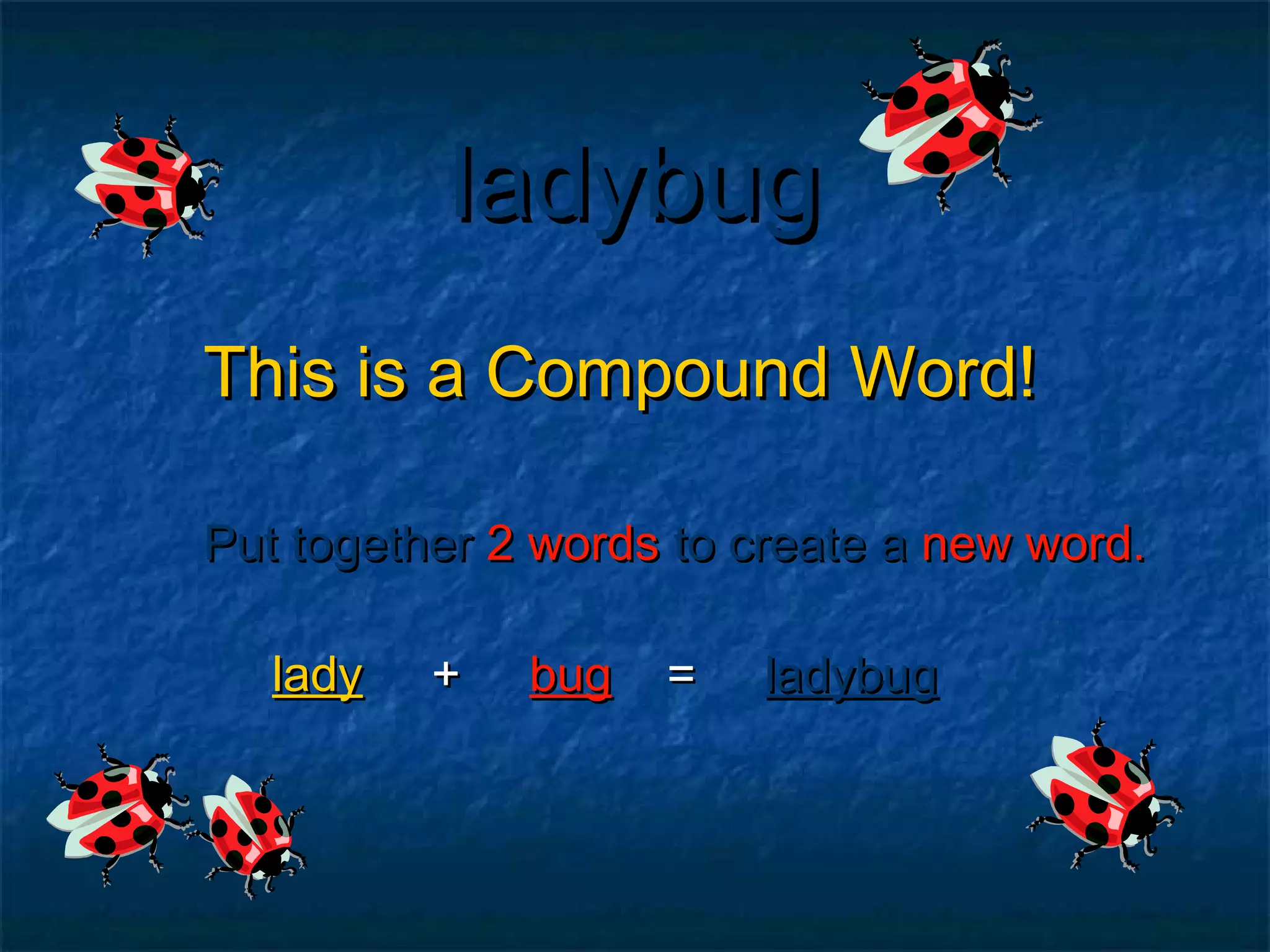 Compound words | PPT