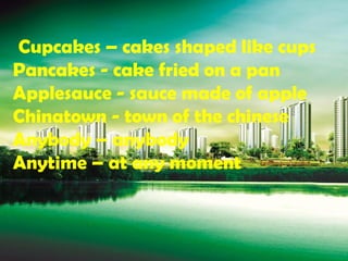 Compound words | PPT