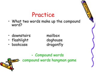 Compound words | PPT