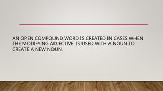 Compound words | PPT
