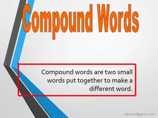 Compound words | PPT