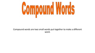 Compound Words.ppt