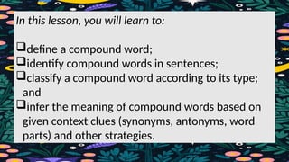 Compound_Words.ppttttttttttttttttttttttttttttt | PPT
