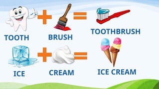 Easy and Common Compound Words for Kindergarten Level and Up | PPTX