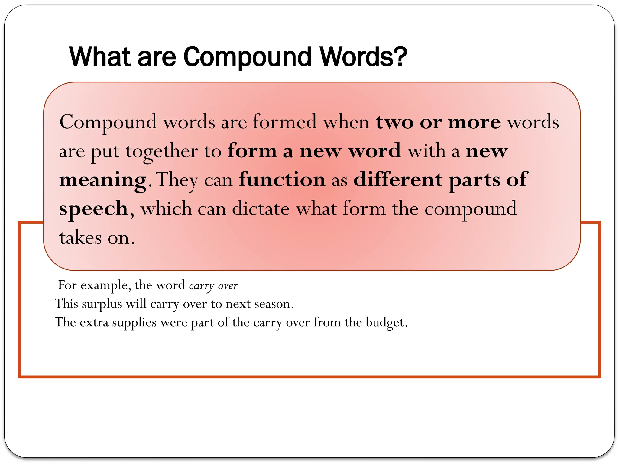 Compound_words (1).pptxcould be nouns, verbs | PPTX